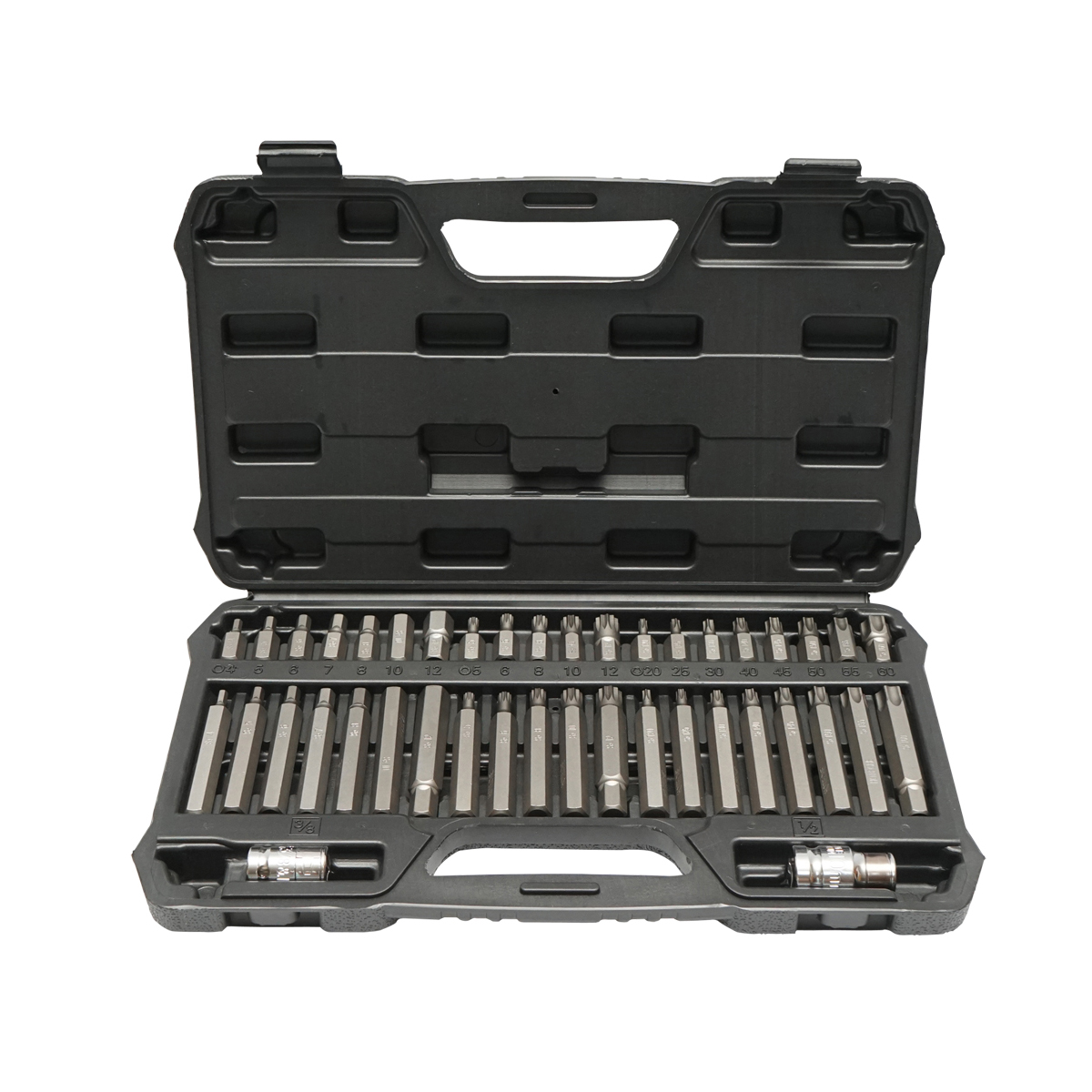 Trusa biti torx, hex si spline 42 piese 251242 Hoteche BK77649 - UTB ...