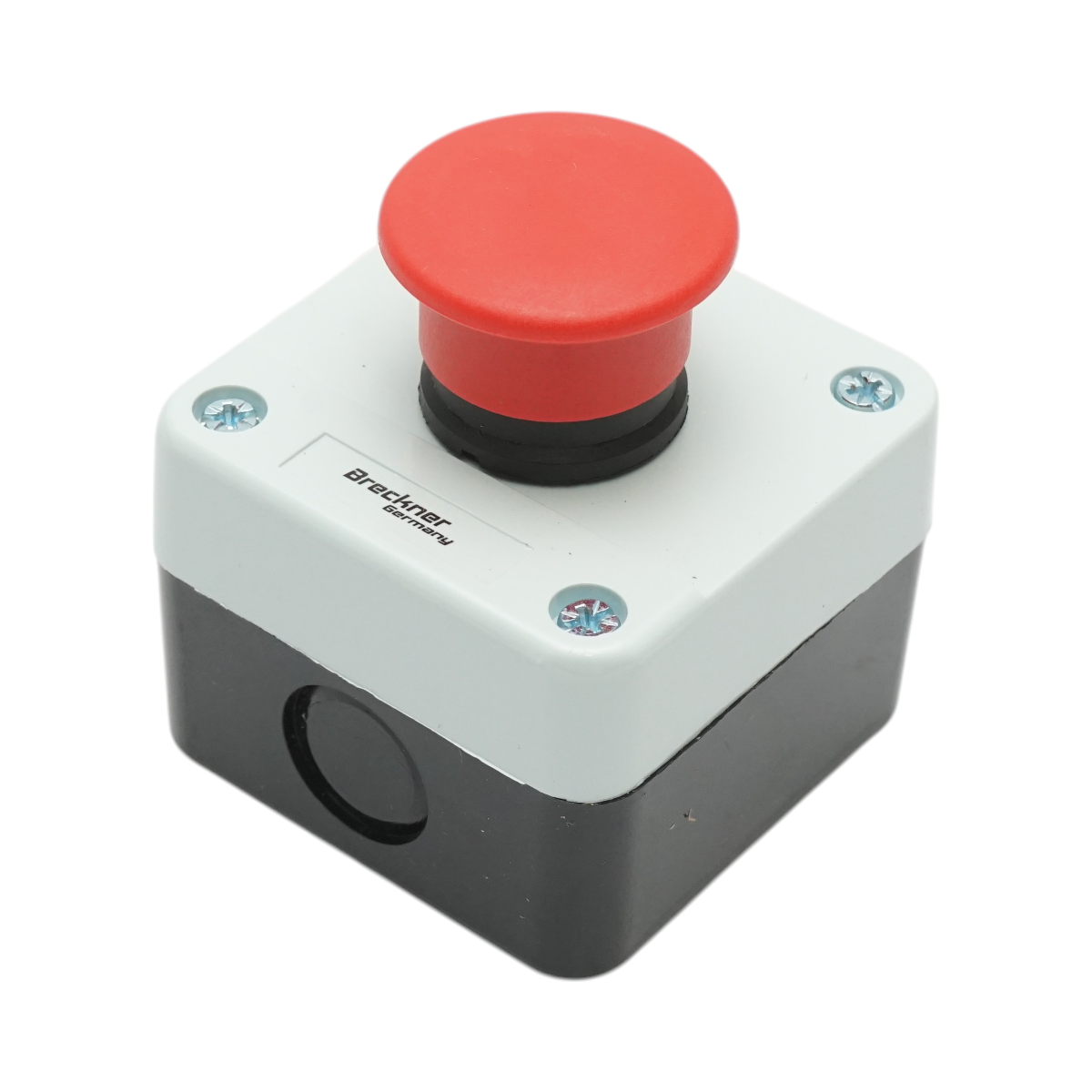 Carcasa buton comanda oprire de urgenta rosu tip ciuperca cu revenire ...